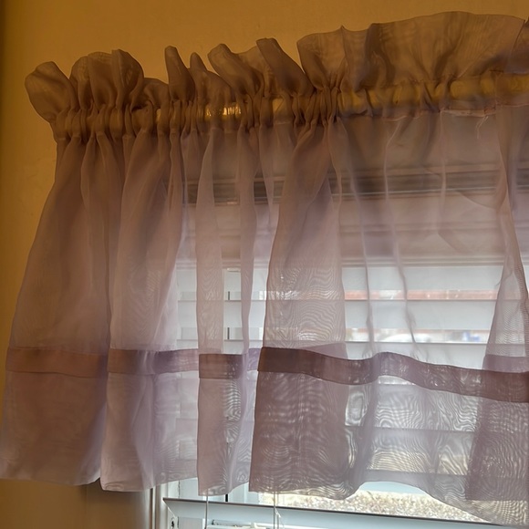 Accents | Lavender Window Valance Curtains | Poshmark